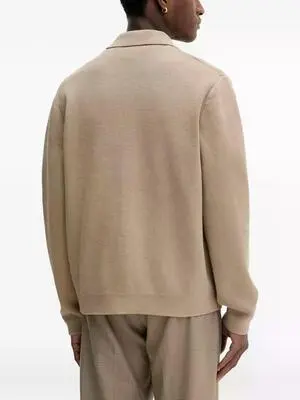 LES DEUX Zip-up Patch-pocket Cardigan