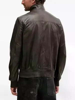 BLAUER. Coniston Leather Bomber Jacket