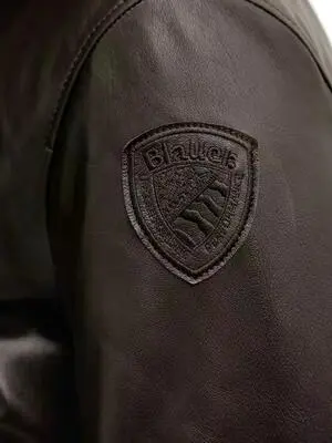 BLAUER. Coniston Leather Bomber Jacket