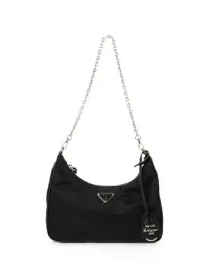 Prada Re-edition 2005 Mini Shoulder Bag - Black