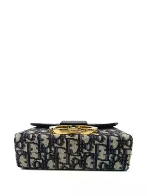 Dior 30 Montaigne Oblique Cross Body Mini Bag - Blue