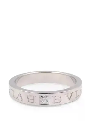 BVLGARI 2010s B-zero1 Diamond Ring - Silver