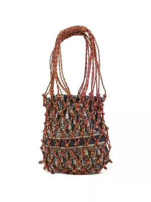 Dior Oblique Canvas Net Tote Bag
