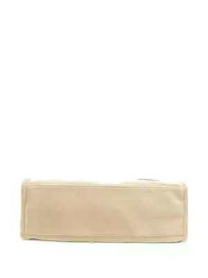 Bally Logo Print Canvas Tote Bag