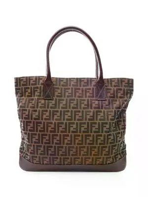 Fendi 2000s Zucca Tote Bag - Neutrals