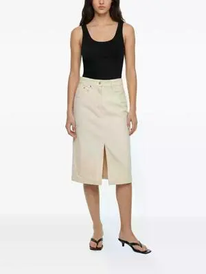 A.p.c. Denim Split Skirt
