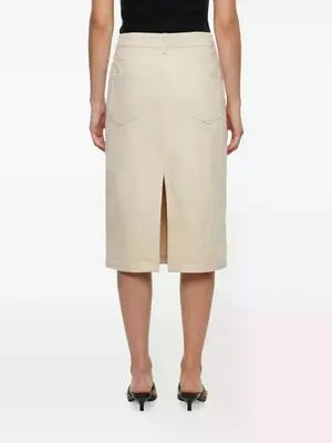 A.p.c. Denim Split Skirt