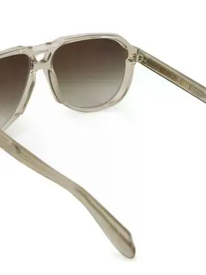 CUTLER & GROSS Pilot-frame Sunglasses