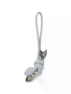 Jacquemus The Fish Knotted Bag Charm - Grey
