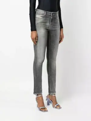 DIESEL® Skinny Jeans With Logo Patch