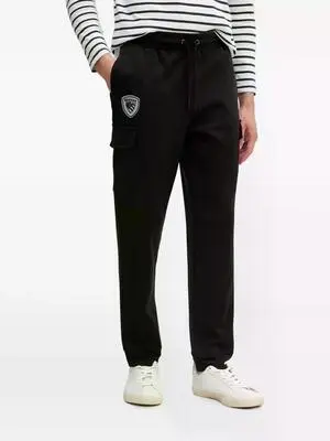 BLAUER. Logo-patch Drawstring Track Pants