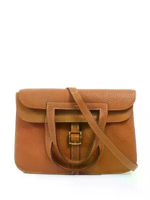Hermès Halzan 25 Shoulder Bag - Brown