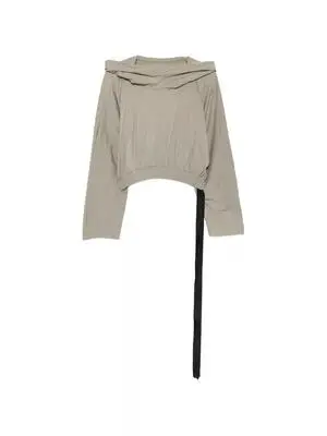 Rick Owens Cropped Sweatshirts Hoodies For Women
