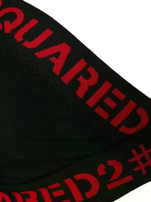 Dsquared2 Logo Branded Bikini Top