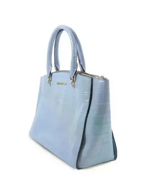 Michael Kors Leather Tote Bag With Croc-effect Texture