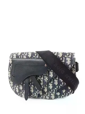 Dior Saddle Oblique Shoulder Bag - Blue