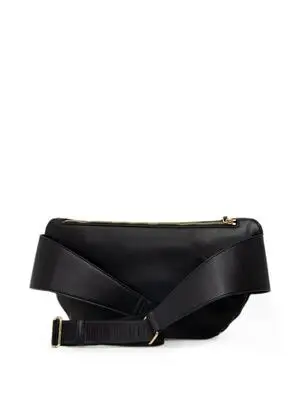 Moschino Quilted Logo Plaque Belt Bag