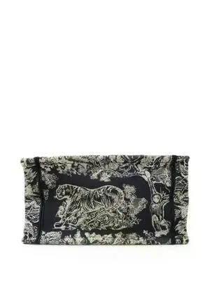 Dior Small Book Tote Oblique Tote Bag - Blue