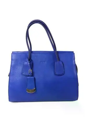TOD'S Grained Tote Bag - Blue