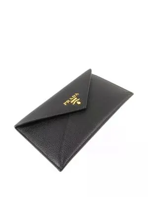 Prada Envelope Leather Clutch Bag