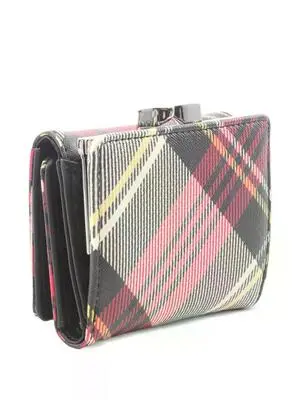 VIVIENNE WESTWOOD 2020s Small Frame Orb-plaque Tri-fold Wallet