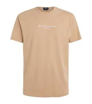 Polo Ralph Lauren Cotton Embroidered Logo T-shirt - Brown
