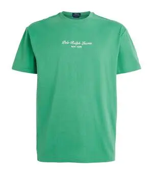 Polo Ralph Lauren Cotton Embroidered Logo T-shirt - Green