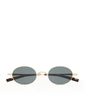Saint Laurent Oval Metal Sunglasses