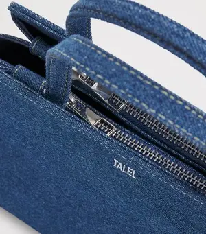 TALEL PARIS Medium Denim V2 Tote Bag