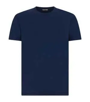 TOM FORD Crew-neck T-shirt - Blue
