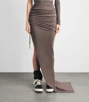 Rick Owens Edfu Gathered Maxi Skirt