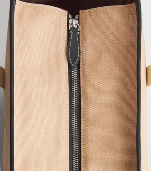 Polo Ralph Lauren Medium Canvas Shopper Tote Bag - Brown