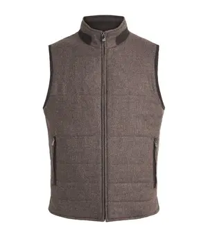 Corneliani Wool-cashmere Reversible Gilet