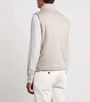 Corneliani Virgin Wool Padded Gilet