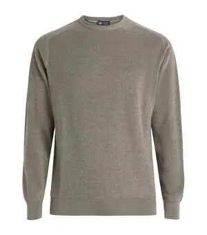 Colombo Cashmere-aloe Crew-neck Sweater - Green