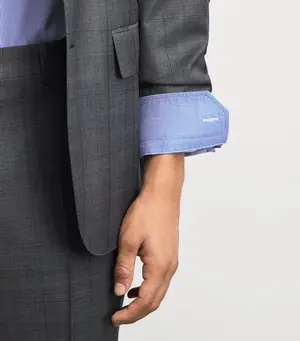 Eton Cotton Stripe Contemporary Fit Shirt