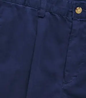 Polo Ralph Lauren Linen Trousers With Pleated Front