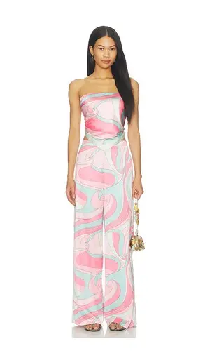 RUNAWAY THE LABEL Milani Satin Scarf Top