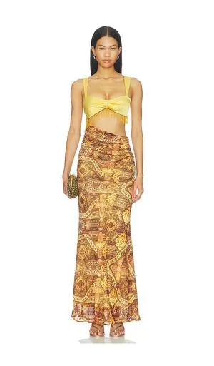 RUNAWAY THE LABEL Alzona Cutout Maxi Dress - Multi