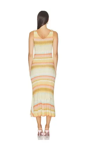 Cinq À Sept Edie Spaced Dyed Knit Dress - Multi
