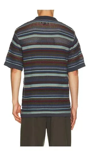THISISNEVERTHAT Striped Knit Polo In . Also
