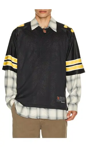 THISISNEVERTHAT Football Jersey - Black