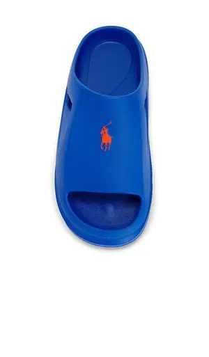 Polo Ralph Lauren Eva Saber Polo Slide - Blue