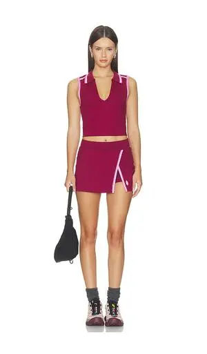 Free People X Forehand Polo Top
