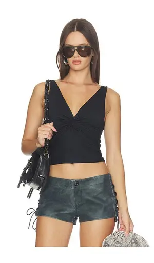 Free People Were Going Out Cami - Black