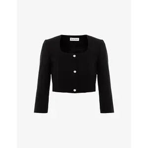 PHASE EIGHT Miranda Cropped Woven Jacket