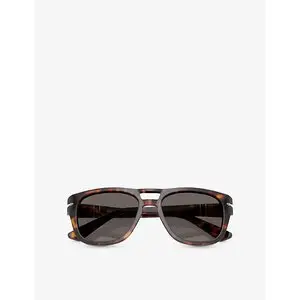 Persol Square Frame Sunglasses - Brown