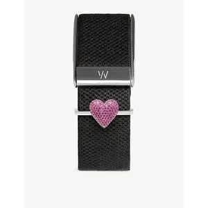 POUBEL Sterling-silver And Enamel Heart Charm