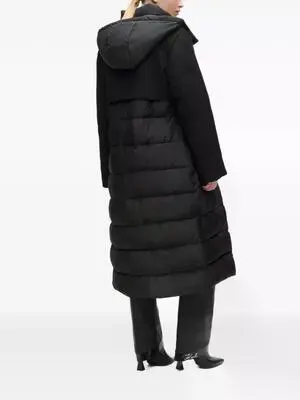 Karl Lagerfeld Belted Long Puffer Jacket