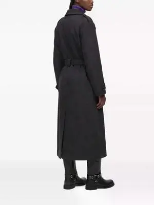 Karl Lagerfeld Belted Long-sleeve Coat